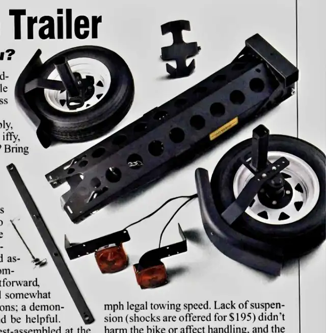 Bikelug Folding Motorcycle Trailer (fit in trunk) | Other | Mississauga ...