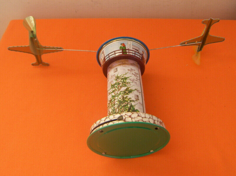 Merry Go Round Airplane Ride Wind-Up Tin Toy | Toys & Games | Edmonton ...