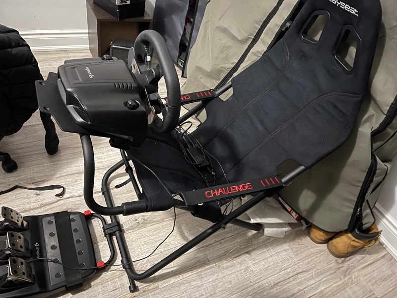 Playseat Challenge with Logitech wheel and shifter | PC Games | Markham ...