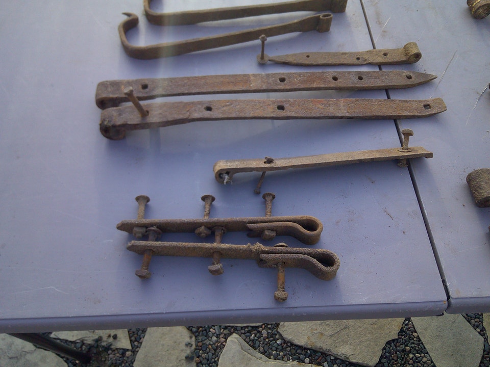 VINTAGE CAST IRON BARN STRAP HINGES | Arts & Collectibles | Windsor ...