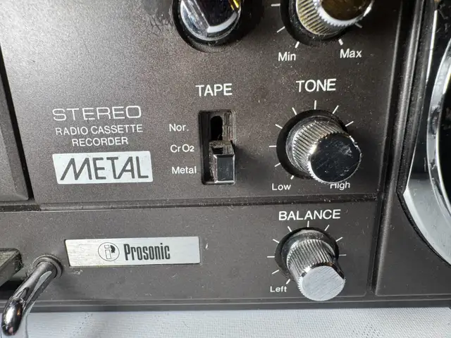 Vintage Boombox Short Wave Radio Cassette Prosonic PQR-7700 | Stereo ...