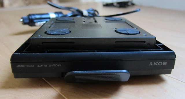 SONY DISCMAN CPM-203P Car Mount Plate CPM-M3 Plug Adapter | Stereo ...