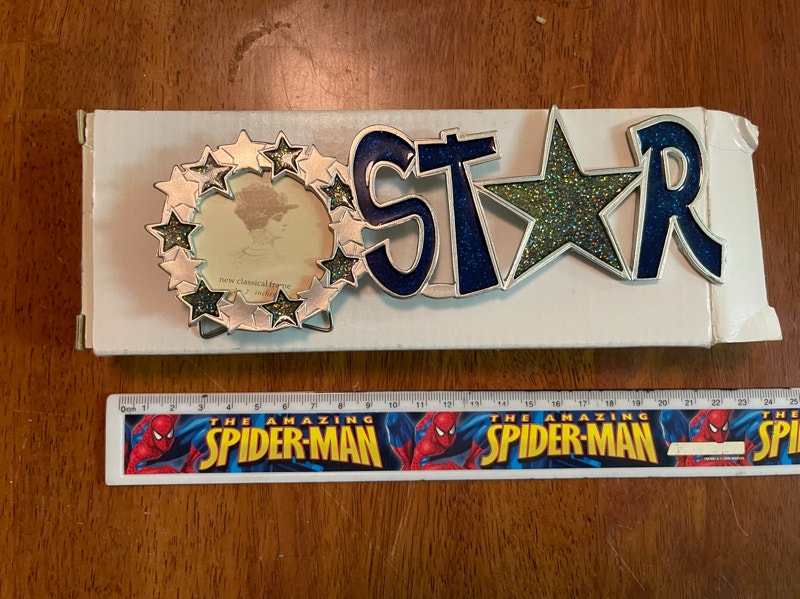 2000s Millennium Glitter Tabletop Picture Frame | Arts & Collectibles ...