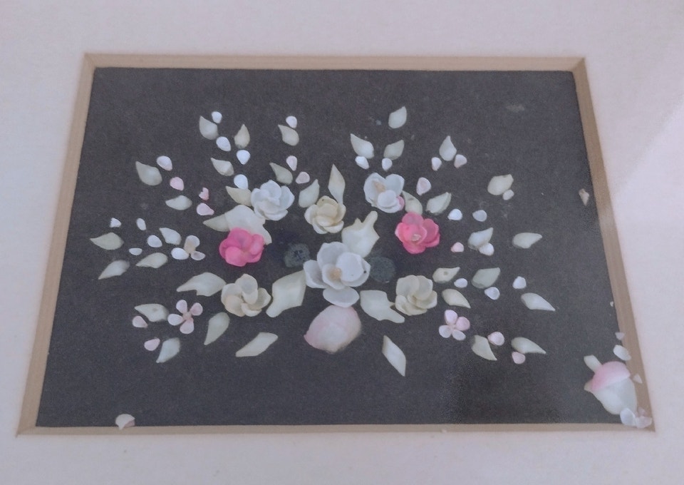 ANTIQUE FRAMED, STILL LIFE, MINIATURE SHELLS PICTURES | Arts ...