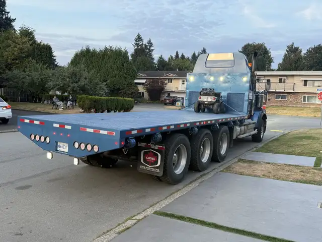 Flatbed truck tri drive with sleeper | Heavy Trucks | Abbotsford | Free ...