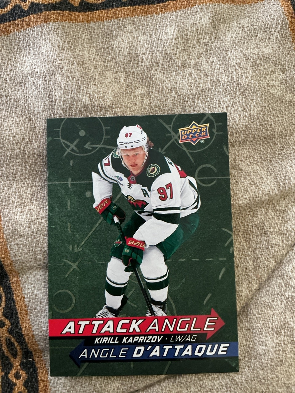 carte Tim Hortons 2025/2026 Attack Angle de kirill kaprizov | Hockey ...