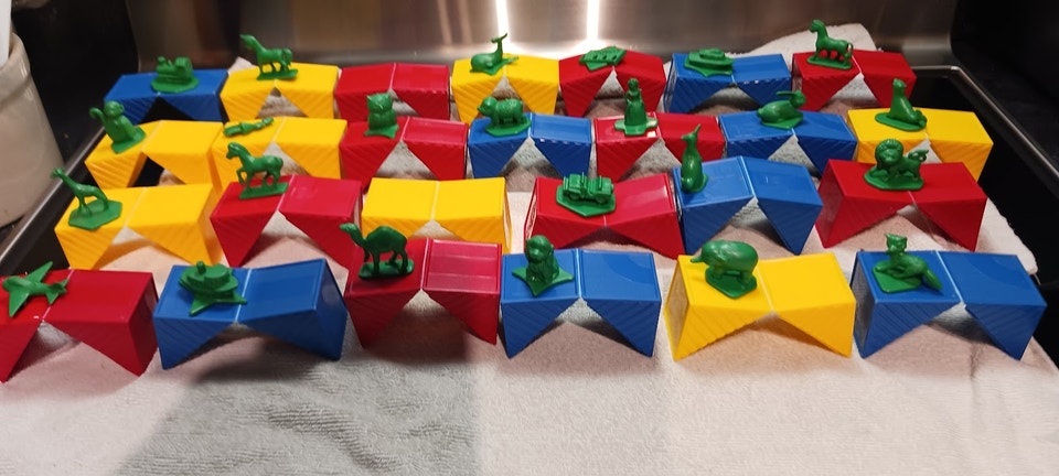 Colorful sturdy plastic washable alphabet blocks | Toys & Games ...