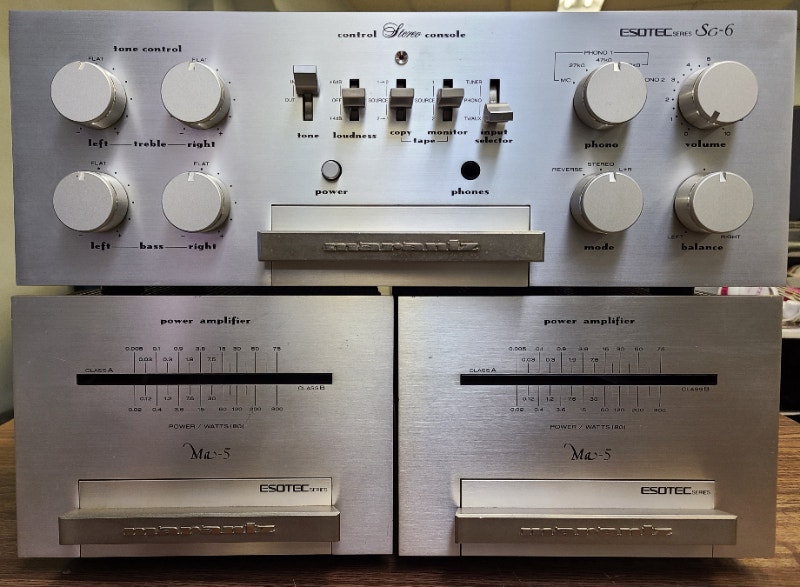 MARANTZ ESOTEC SC-6 PRE-AMPLIFIER & MA-5 POWER-AMPLIFIER SET | Stereo ...
