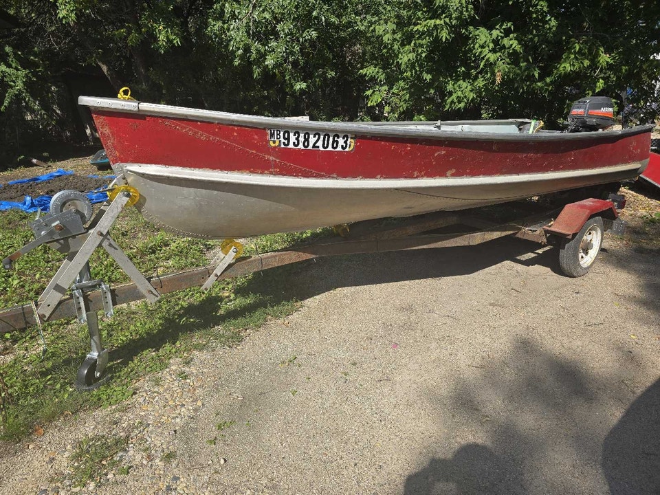 14' Naden w/ 15 HP Mariner and trailer | Powerboats & Motorboats ...