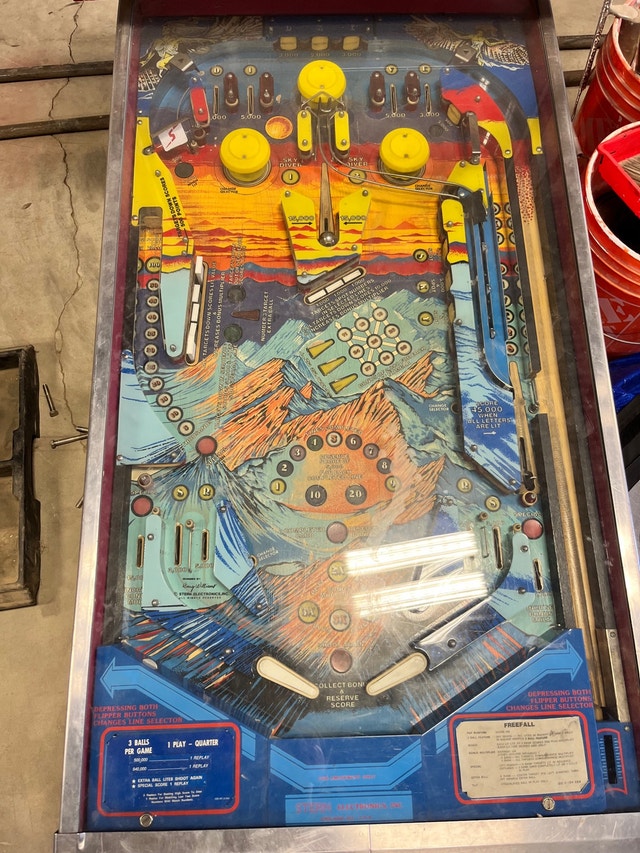 1981 Stern - Freefall Pinball Machine - Coin Operated | Other ...