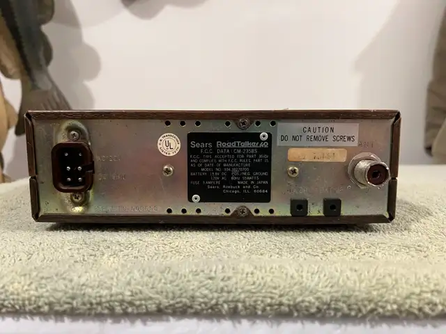 (RARE) SEARS ROADTALKER "SLANT FACE" AM/SSB 40 CHANNEL CB RADIO ...