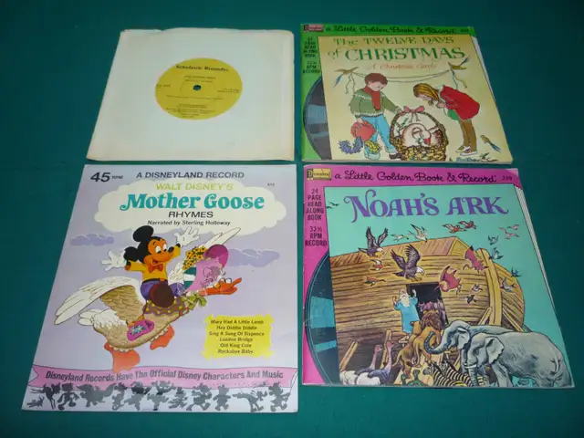 Vintage Children's Books Records - Full List OR ALL FOR $10 ...