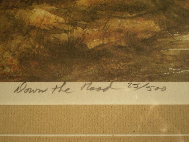 Edwin Matthews-"Down The Road"-Signed Limited Edition Print | Arts ...