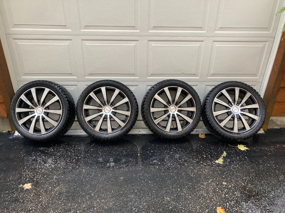 Winter Tires and Aluminum Rims 225/45/R17 | Tires & Rims | Barrie ...