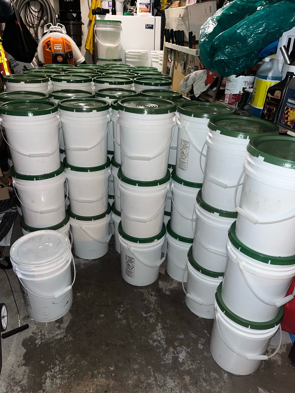 WINTER SALT - TREATED BLUE ICE MELTER SALT PAILS 50LBS | Plants ...