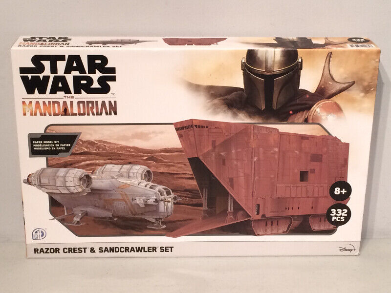 Star Wars Mandalorian Razor Crest Sandcrawler Model Kit Set NEW | Toys ...