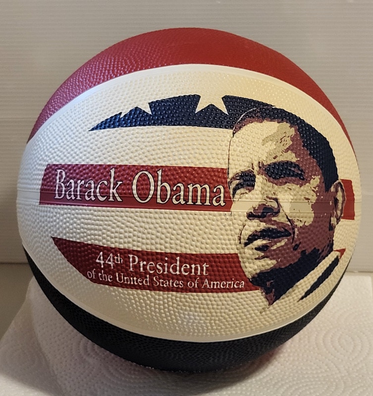 Barack Obama 44th President Presidential Collectors Basketball | Arts ...