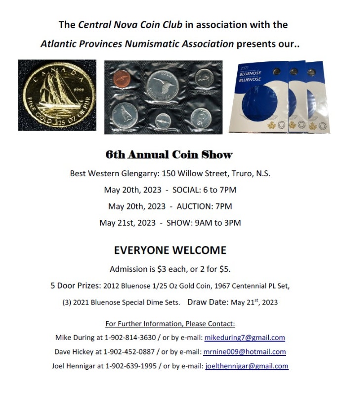 Coin Show | Arts & Collectibles | Moncton | Kijiji