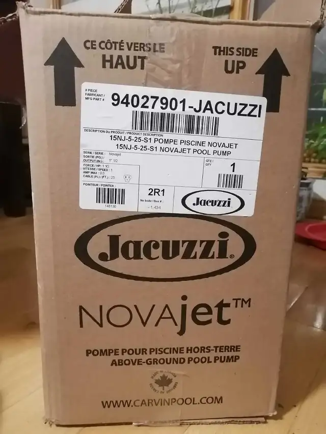 Jacuzzi Laser Sand Filter | Hot Tubs & Pools | Longueuil / South Shore ...