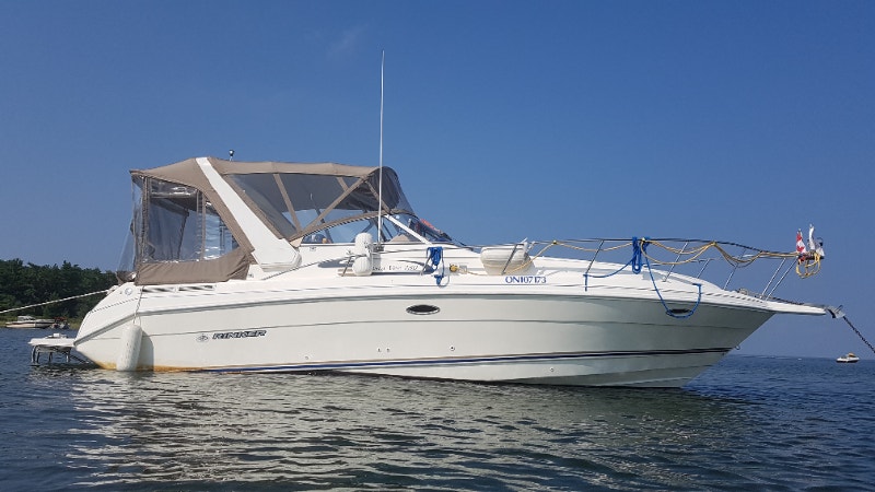 1998 Rinker Fiesta Vee 280 | Powerboats & Motorboats | Barrie | Kijiji