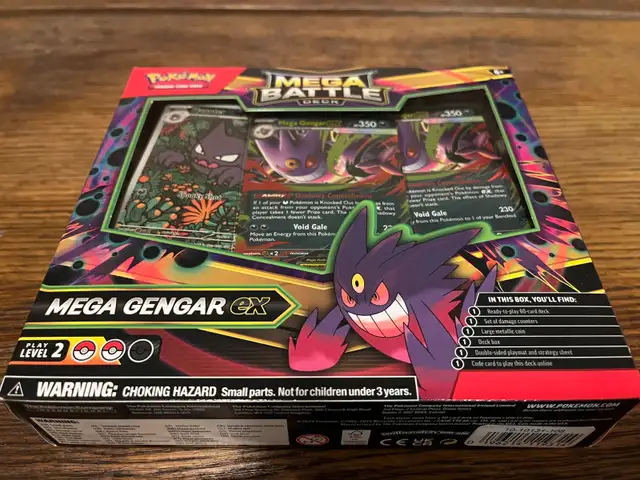 Pokémon Mega Battle Deck Mega Gengar ex (3 available) | Toys & Games ...