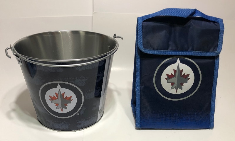 Winnipeg Jets Logo Bucket or Lunch Bag | Arts & Collectibles | Winnipeg ...