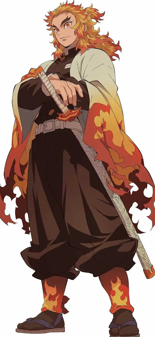 Rengoku Demon Slayer metal sword. | Arts & Collectibles | Kitchener ...