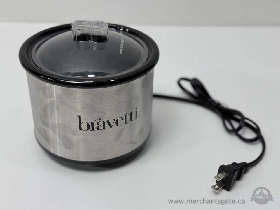 Bravetti Electric Slow Cooker Stainless Steel with Lid | Microwaves ...