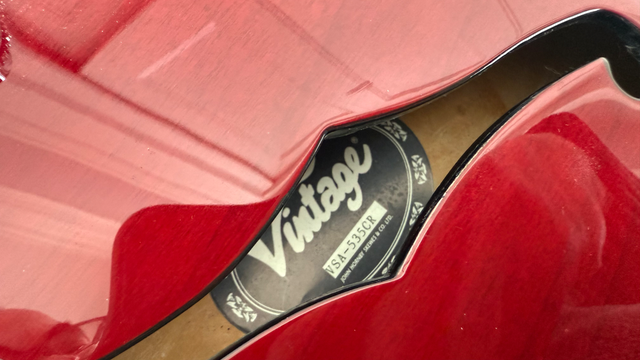 Vintage VSA535CR Semi-Hollow Electric Guitar | Guitars | Laval / North ...