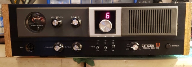 Jil citizen ssb- M6 40 channel CB Radio. | General Electronics | Red ...