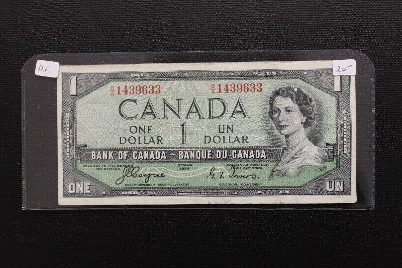 Canada 1954 Devil's Face $1 Bank Note | Arts & Collectibles ...