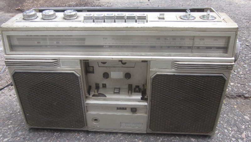 Vintage 1980's Hitachi TRK-7200HRC Stereo Cassette Boombox | Stereo ...