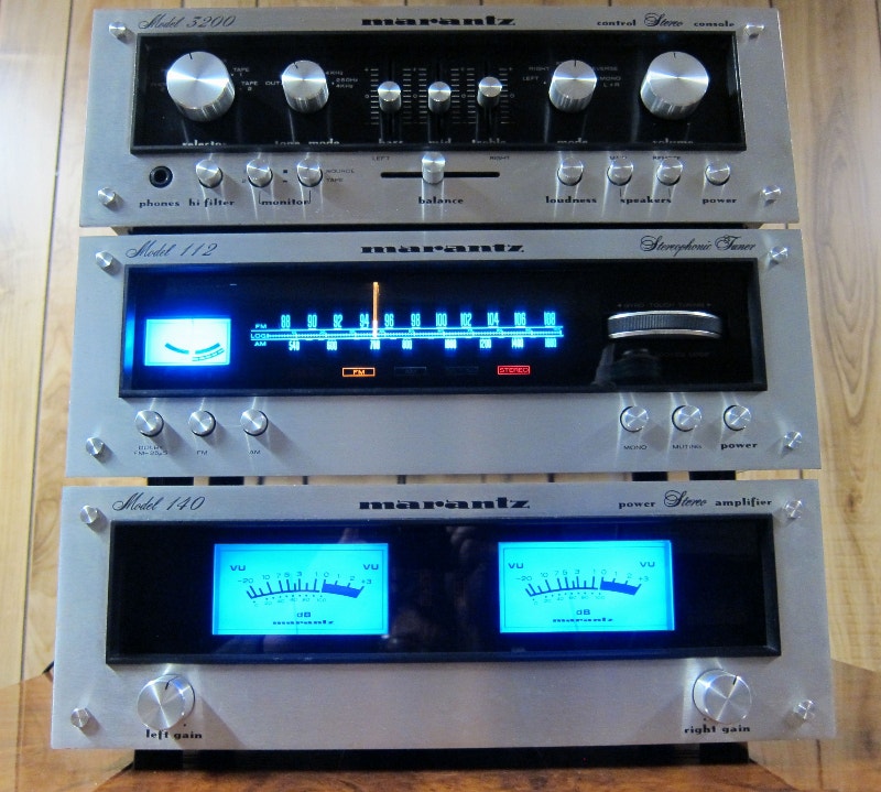 MARANTZ 140 AMPLIFIER 3200 PREAMPLIFIER 112 TUNER | Stereo Systems ...