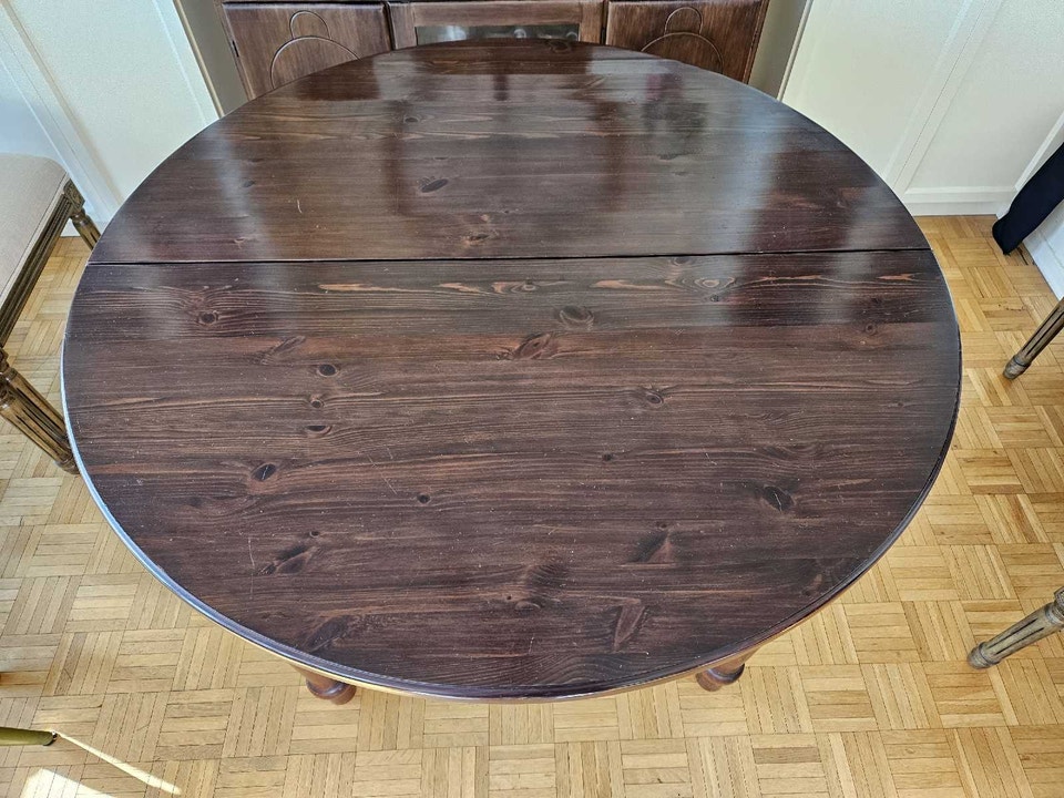 Solid wood dining table with extensions | Dining Tables & Sets | City of Toronto | Free local ...