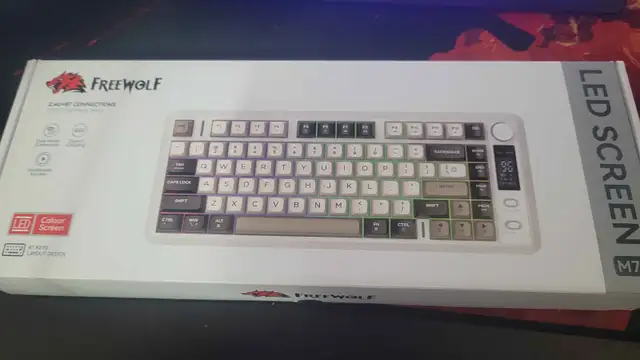 M75 Wireless Membrane Gaming Keyboard (OLED Display Bluetooth ...