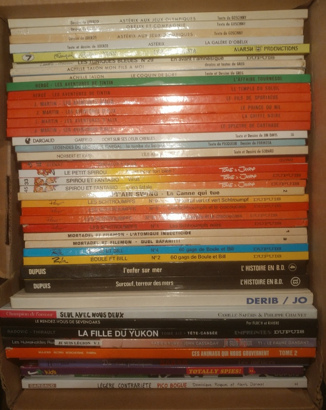 30 boites de BD. Plus de 700 BD. | Comics & Graphic Novels | Longueuil ...