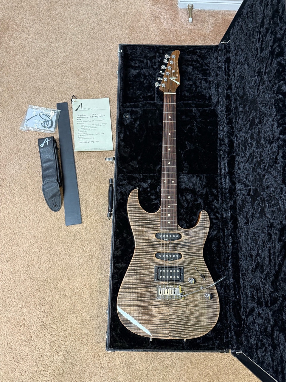 2012 Tom Anderson Drop Top S Rosewood Neck flametop | Guitars ...