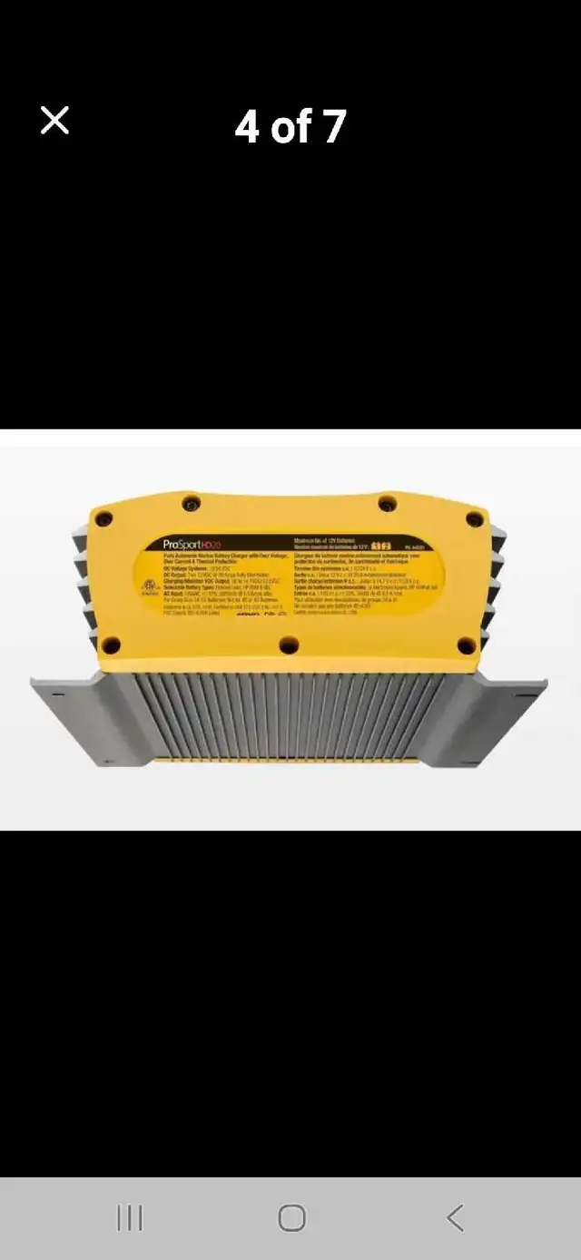 On-Board Marine Battery Charger for 2 batteries.ProMariner ProSp | Boat ...