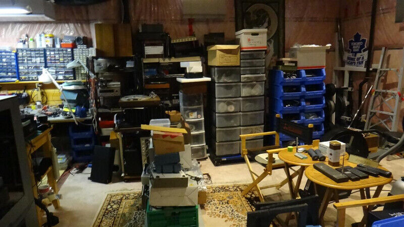 Surplus electronic electrical parts A/V equipment appliances etc ...