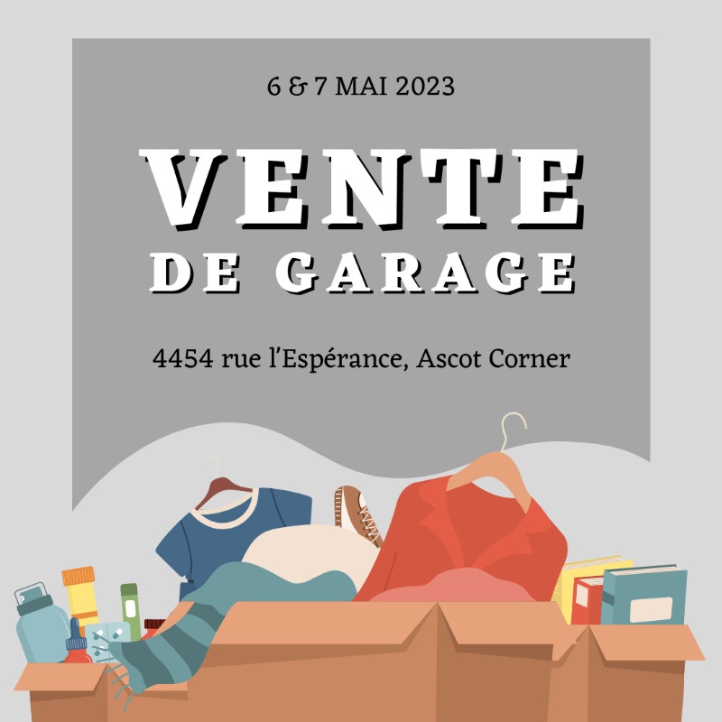 Vente de garage | Ventes de garage | Sherbrooke | Kijiji