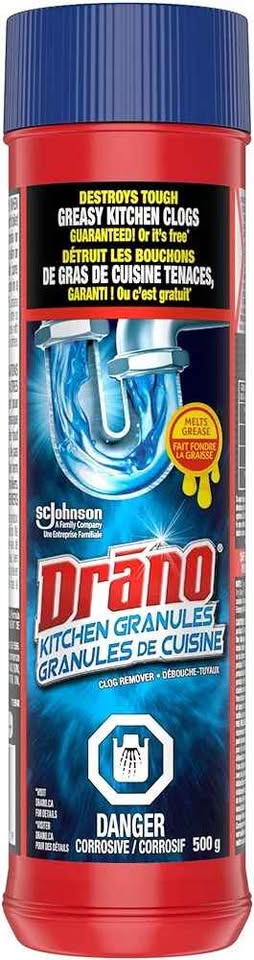 New, Drano Tough Greasy Remover, Kitchen Glogs, Manufacture 2021 ...