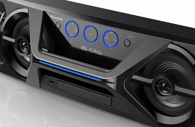 Panasonic SC-UA3 all-in-one boombox with CD, Bluetooth, FM | Stereo ...