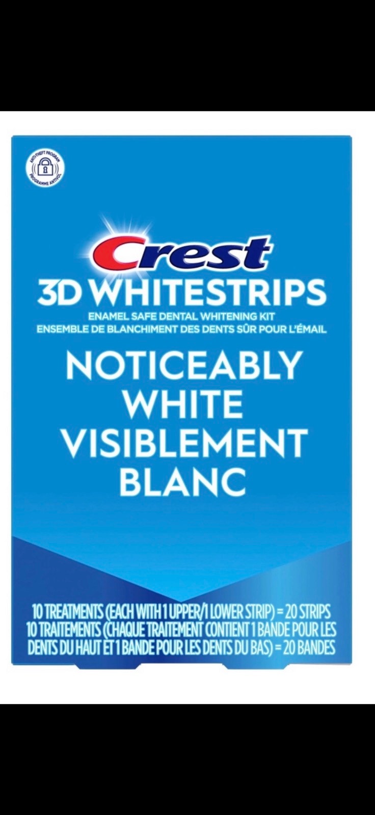Crest 3D Whitestrips Noticeably Teeth Whitening Kit (BRAND | Health ...