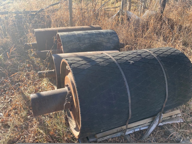 Steel drum rollers for gravel belts, rolling grain | Other | St. Albert ...