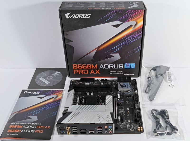 GIGABYTE B560M AORUS PRO AX, LGA 1200 m-ATX Motherboard | Desktop ...