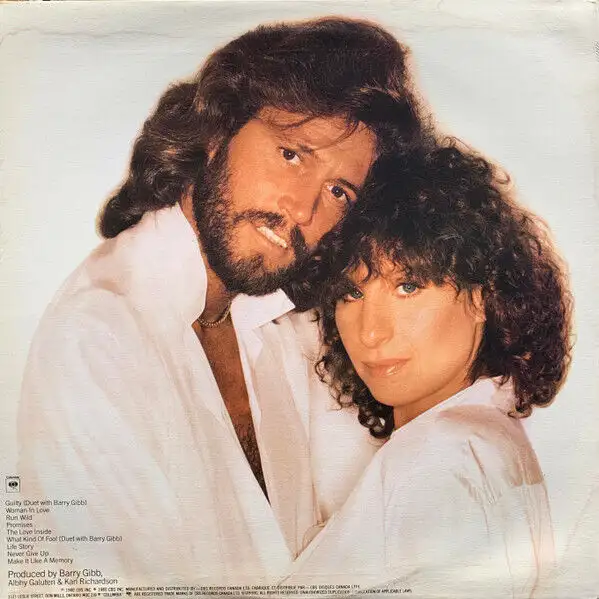 BARBRA STREISAND GUILTY 1980 Vinyl LP 33 tours Bee Gees | Arts ...