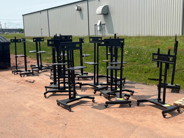 Wheeled TV carts | Free Stuff | Charlottetown | Kijiji