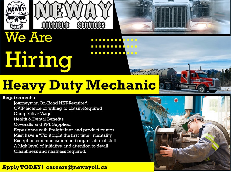 Journeyman Heavy Duty Mechanic Wanted | Construction & Trades | Red ...