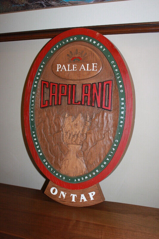 Vintage Capilano Pale ,On Tap Bar, Pub Man Cave game room sign | Arts ...