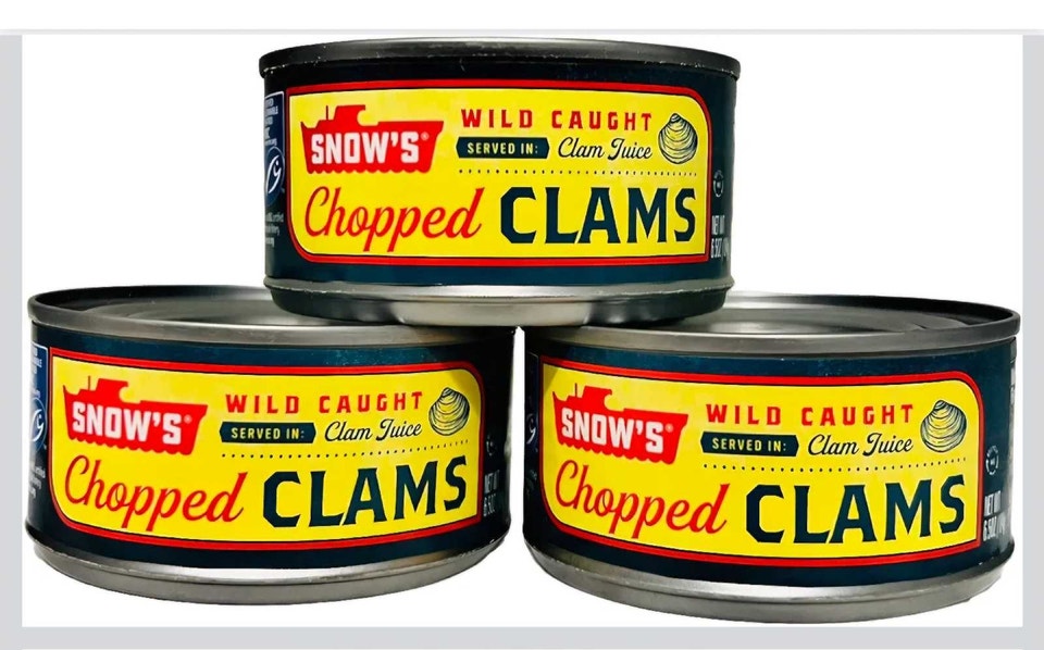 Snow's Bumble Bee CHOPPED CLAMS in Clam Juice 6.5oz (12 Pack) | Other ...